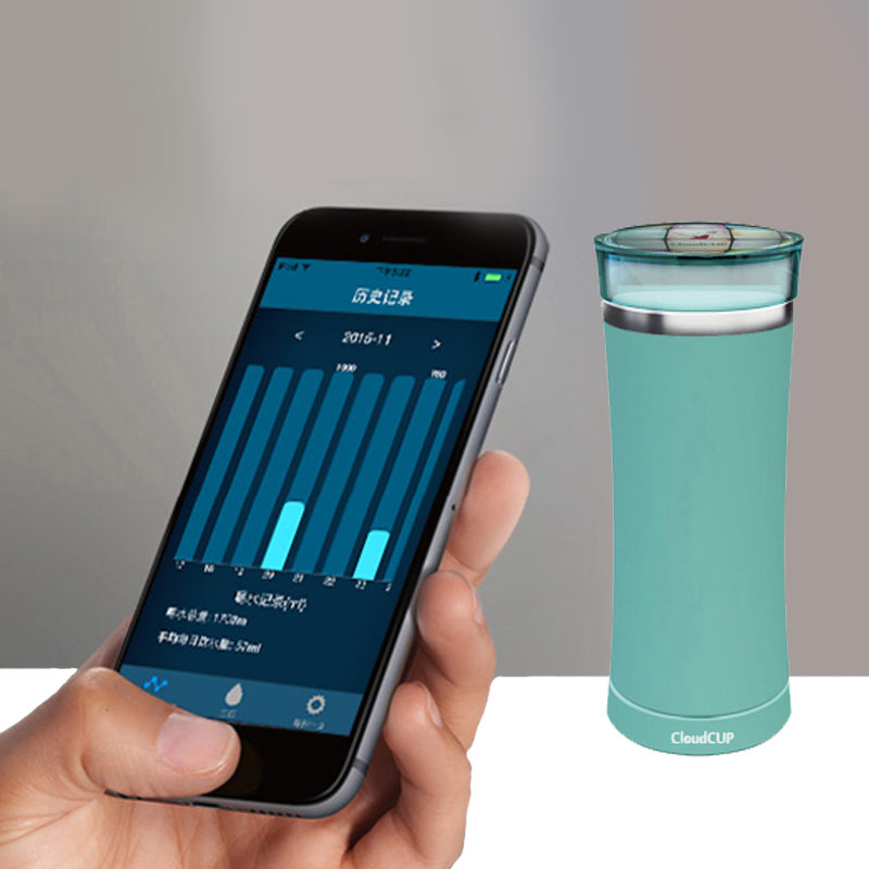 CloudCUP云杯 智能提醒喝水创意随手水杯【图片_价格_报价_品牌_怎么样】